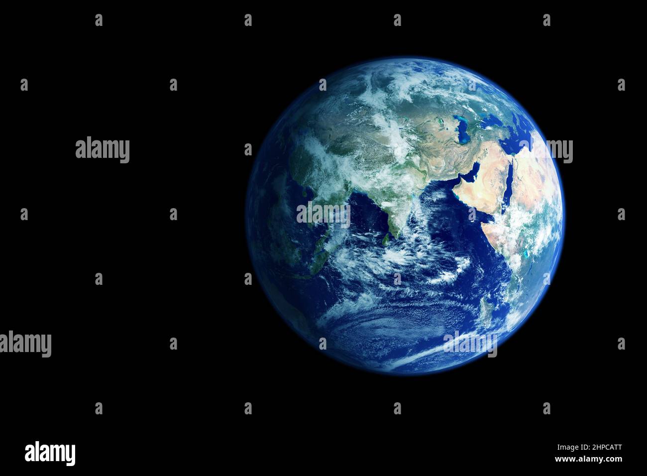Planet Earth from the water side. Elements of this image furnished by ...