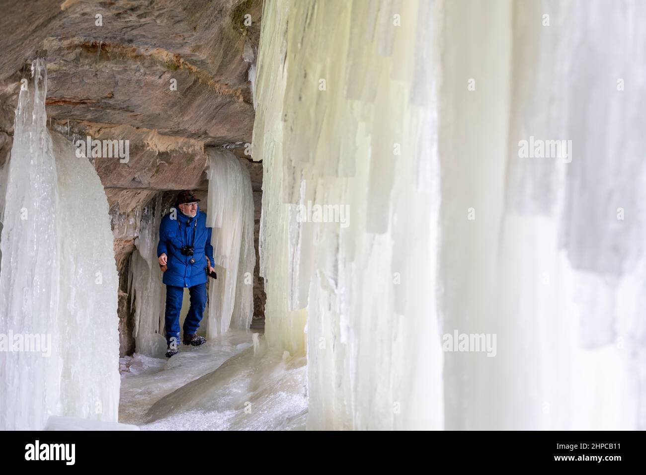 Eben Junction, Michigan - The Eben Ice Caves, also known as the Rock ...