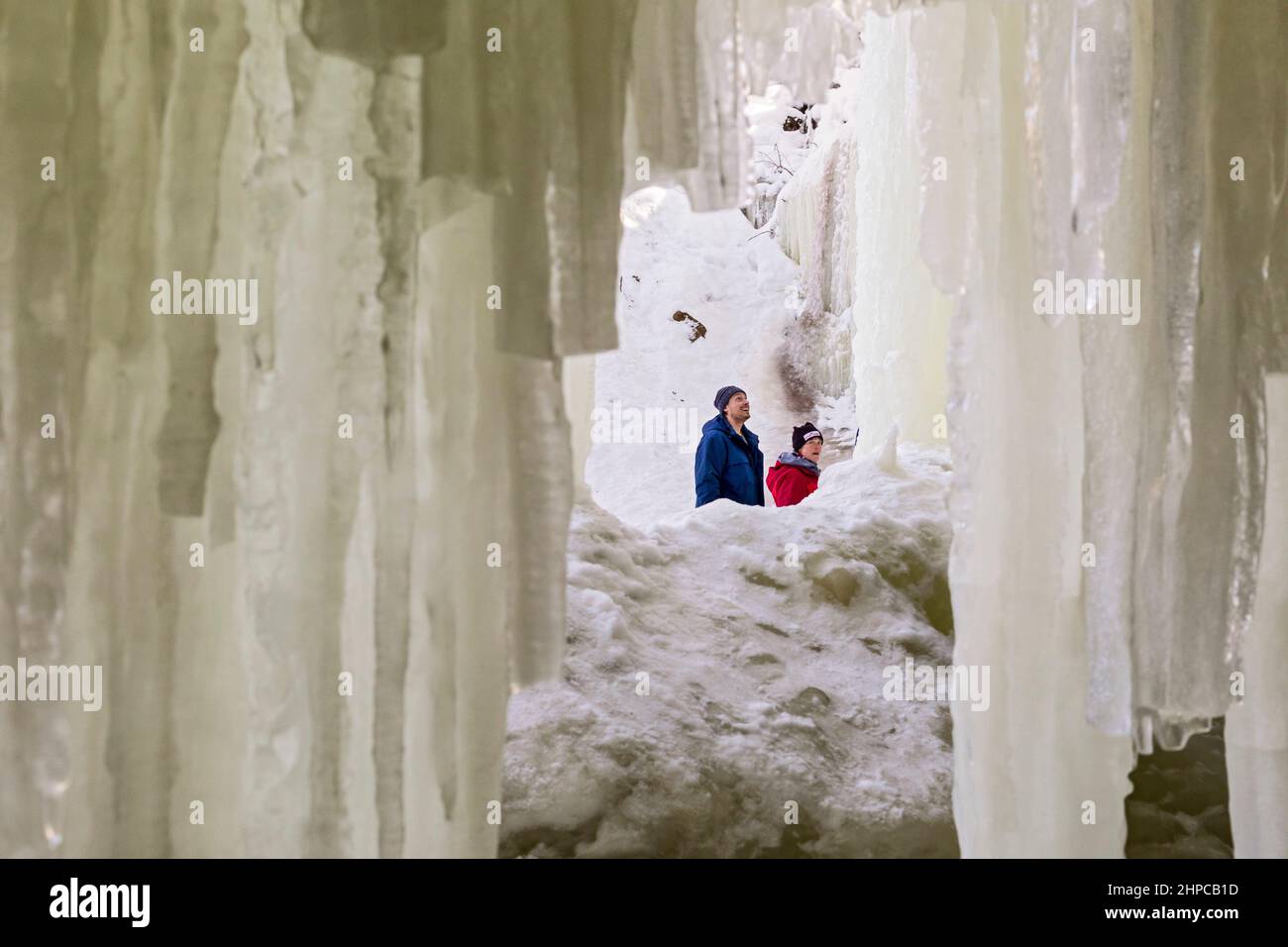 Eben Junction, Michigan - The Eben Ice Caves, also known as the Rock ...
