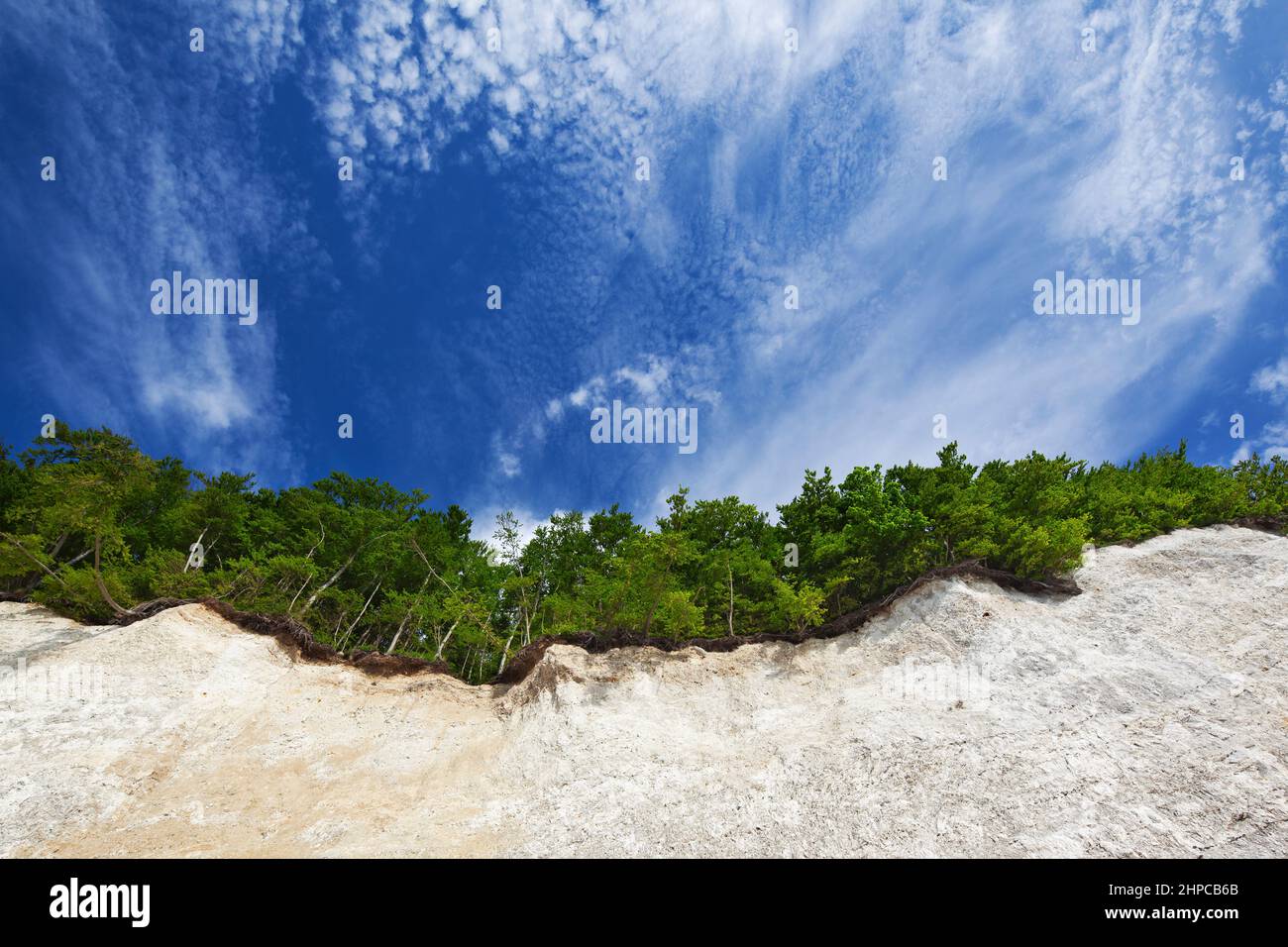 Chalk cliff in national park hi-res stock photography and images - Alamy