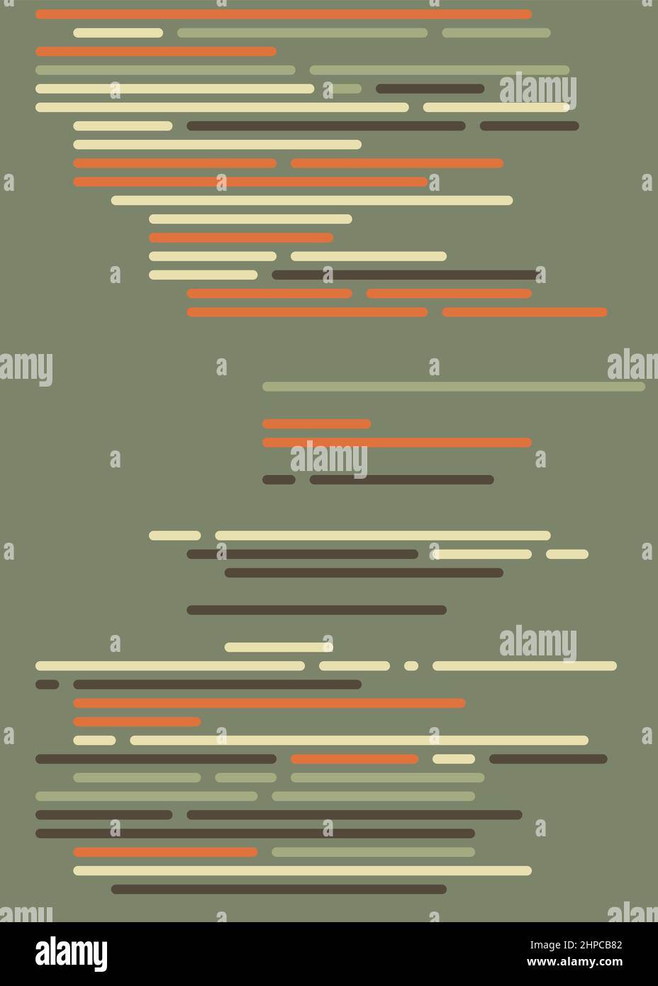 Cartoon coding simulated lines vector illustration Stock Vector Image ...