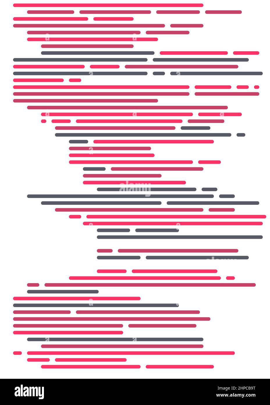 Cartoon coding simulated lines vector illustration Stock Vector Image ...