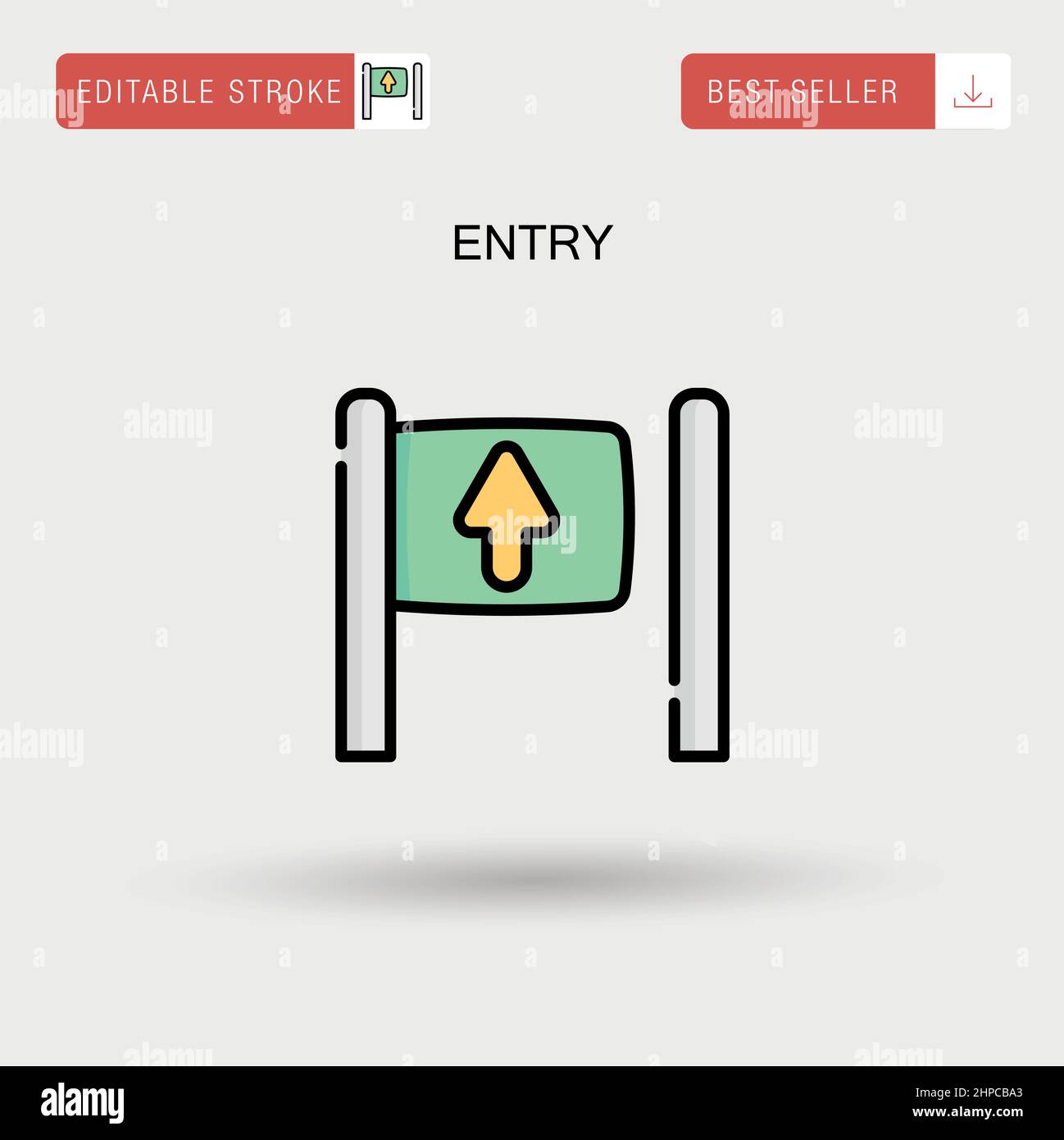 Entry Simple vector icon Stock Vector Image & Art - Alamy