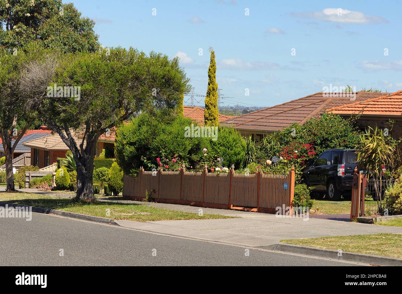 Melbourne area 34 km from the centre australia the outside hi-res stock ...