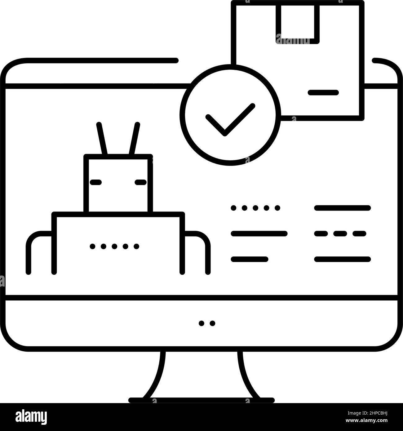 Acceptance of order Stock Vector Images - Alamy