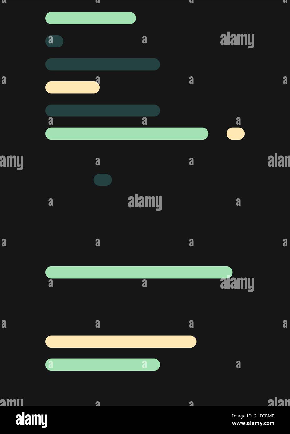 Cartoon coding simulated lines vector illustration Stock Vector Image ...