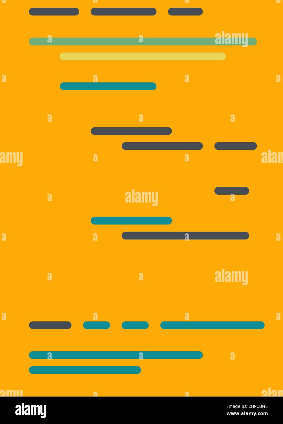 Cartoon coding simulated lines vector illustration Stock Vector Image ...