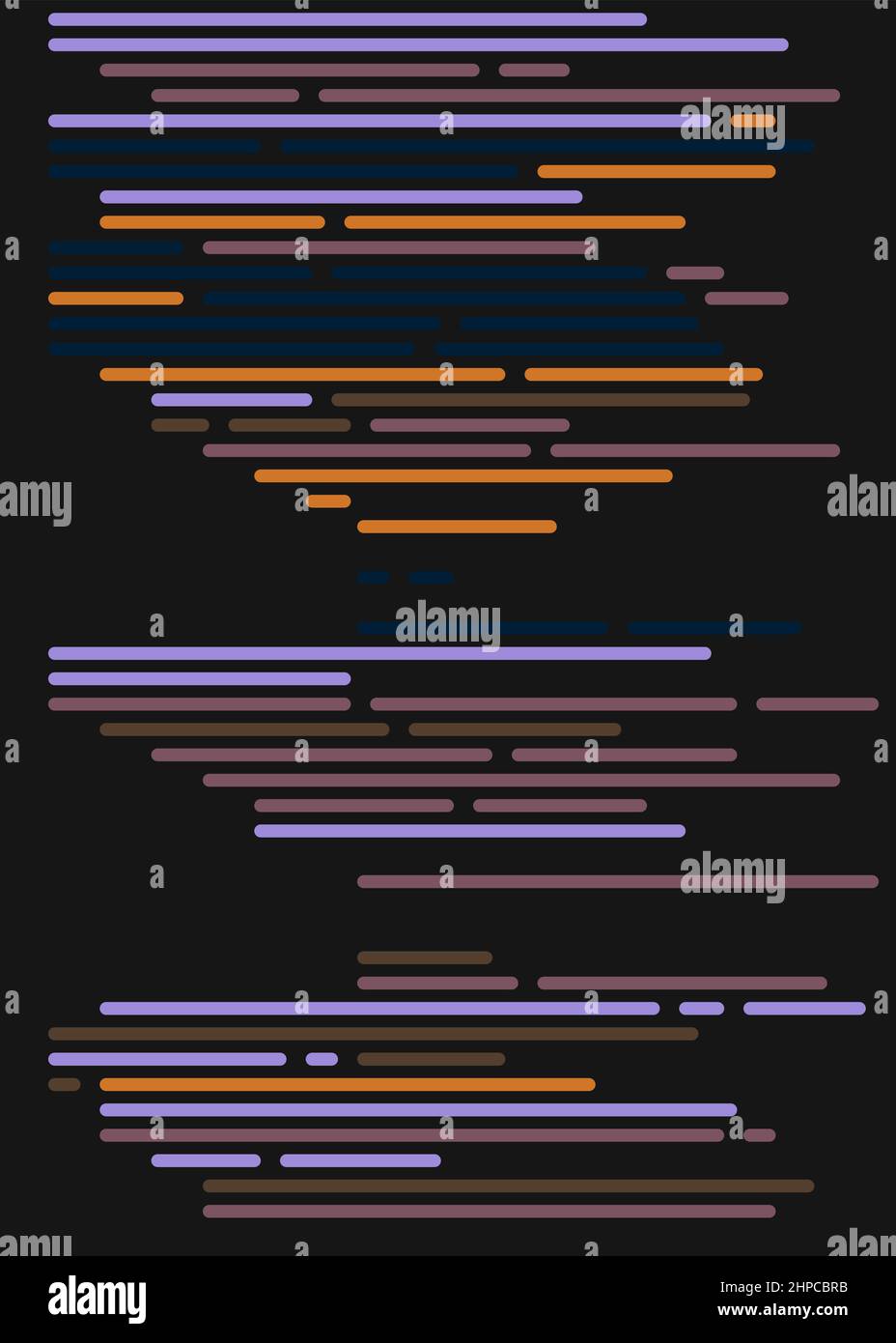 Cartoon coding simulated lines vector illustration Stock Vector Image ...