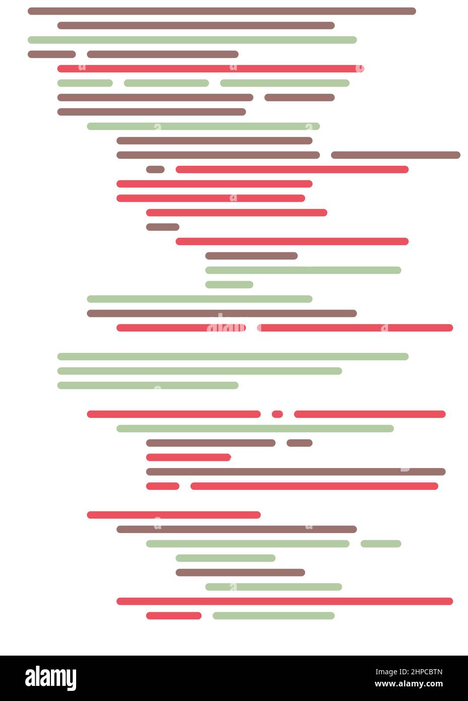 Cartoon coding simulated lines vector illustration Stock Vector Image ...