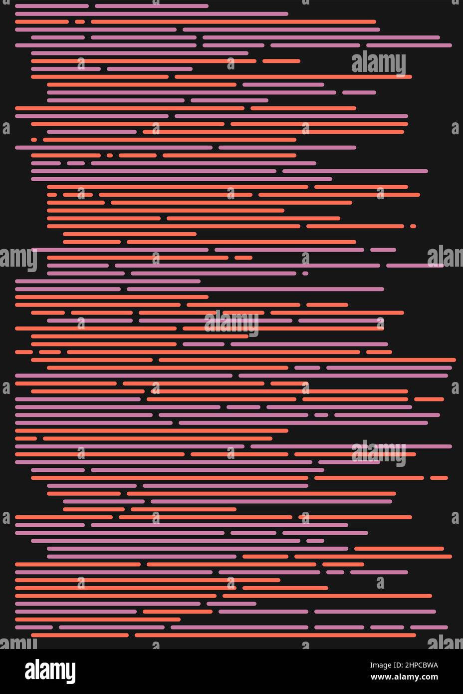 Cartoon coding simulated lines vector illustration Stock Vector Image ...
