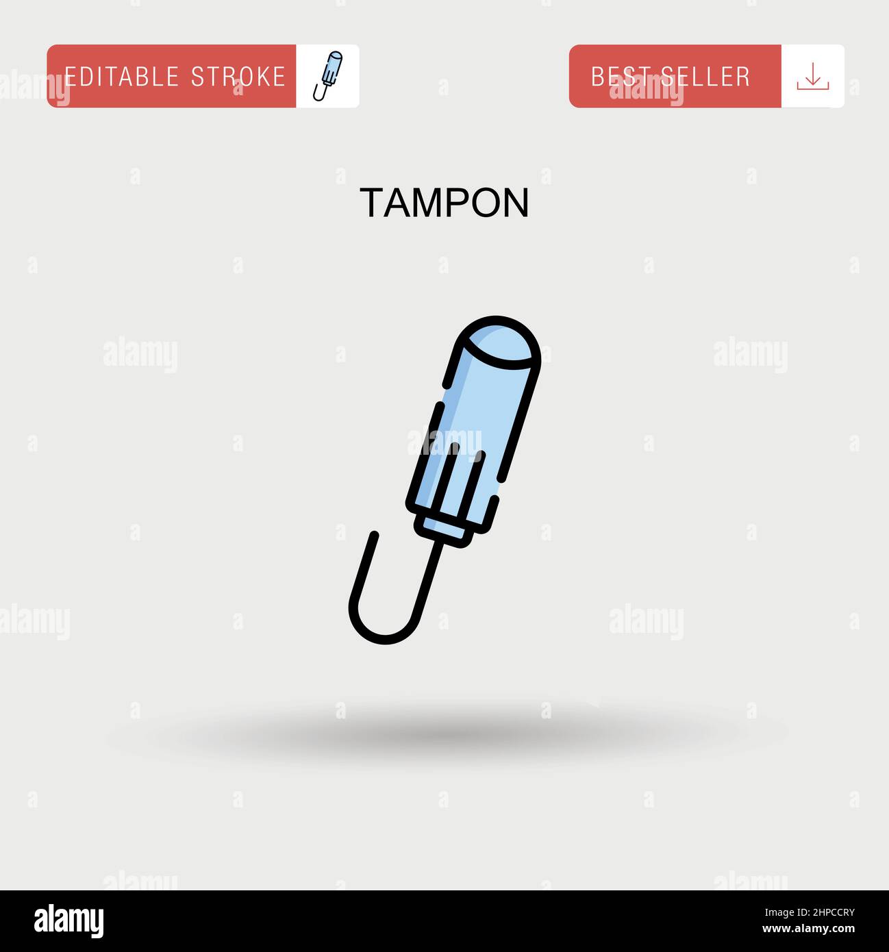 Tampon and pad Stock Vector Images - Alamy