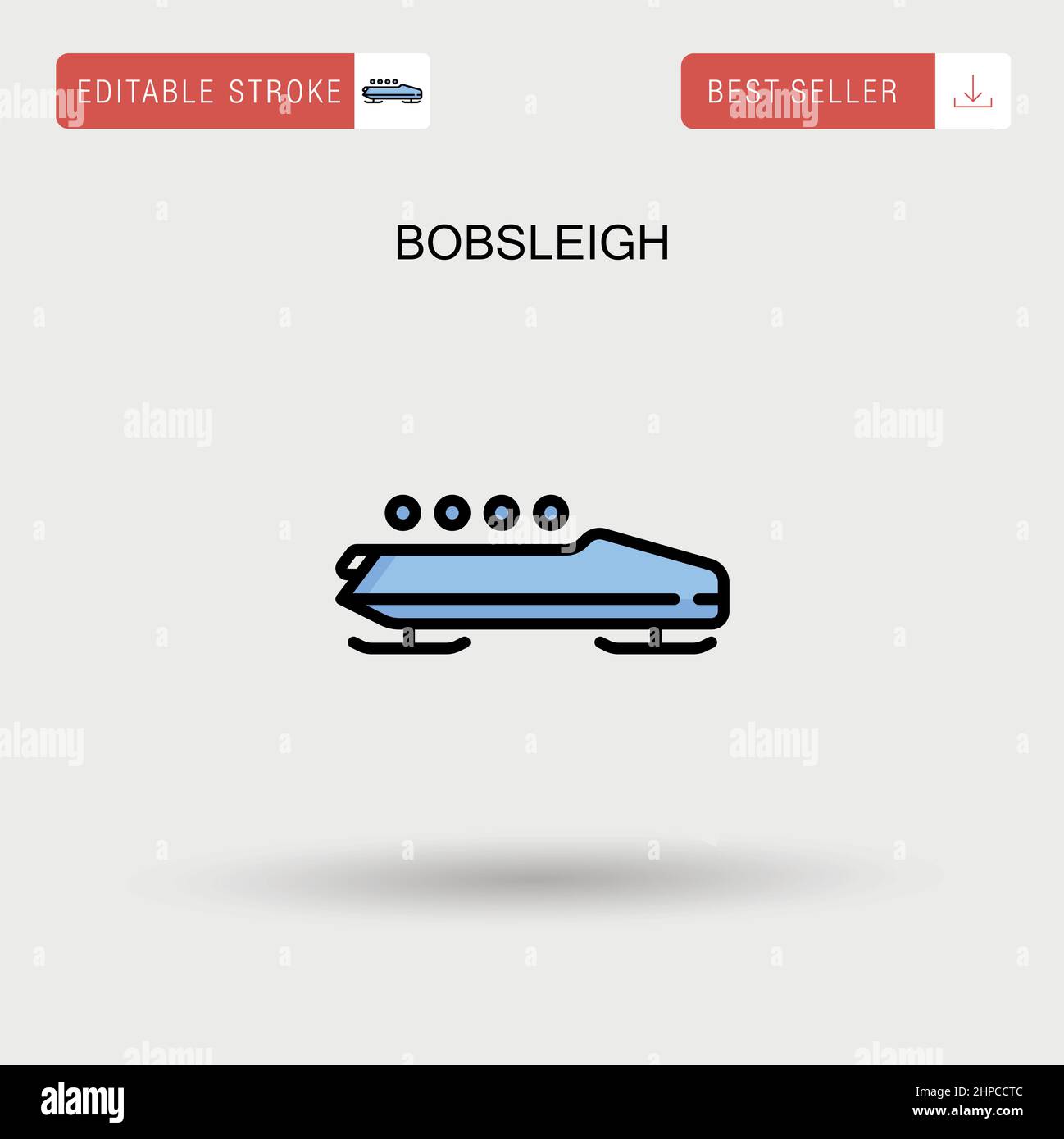 Bobsled ride Stock Vector Images - Alamy