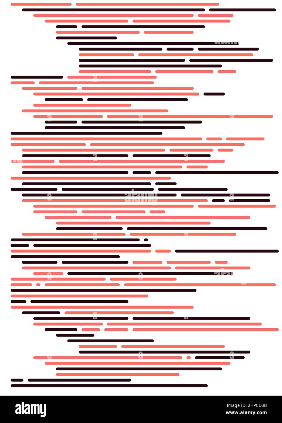 Cartoon coding simulated lines vector illustration Stock Vector Image ...