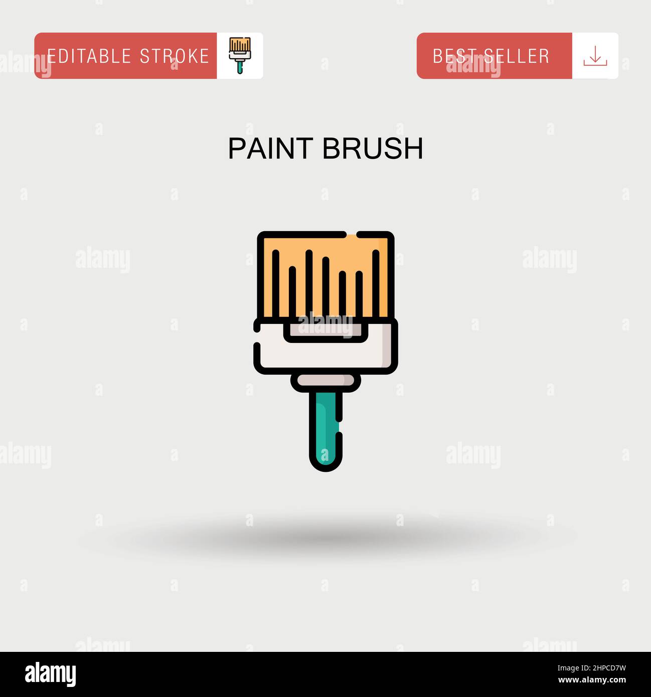 Dry vector paintbrush drawing hi-res stock photography and images - Alamy