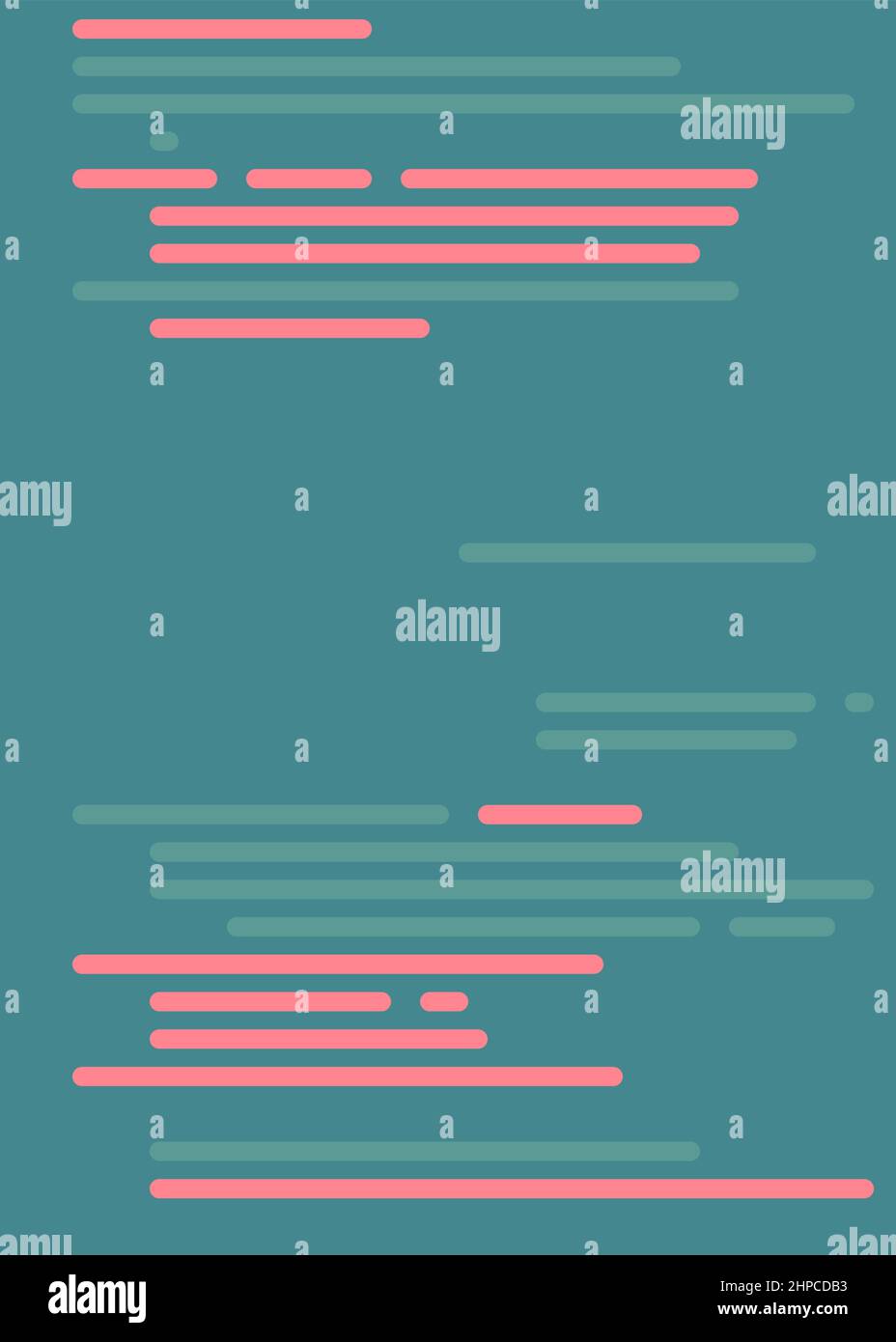 Cartoon coding simulated lines vector illustration Stock Vector Image ...