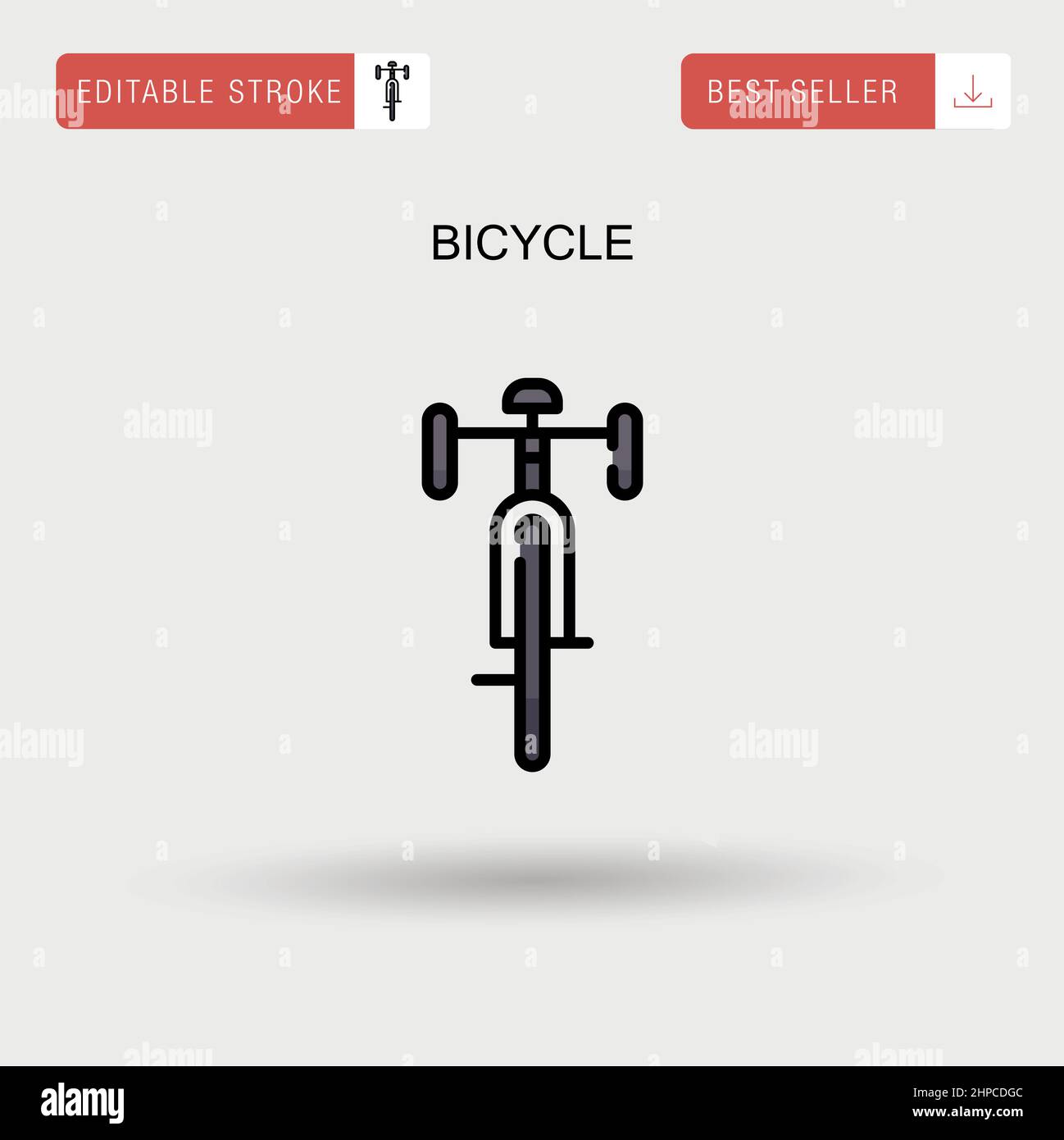 Bicycle simple hi-res stock photography and images - Alamy