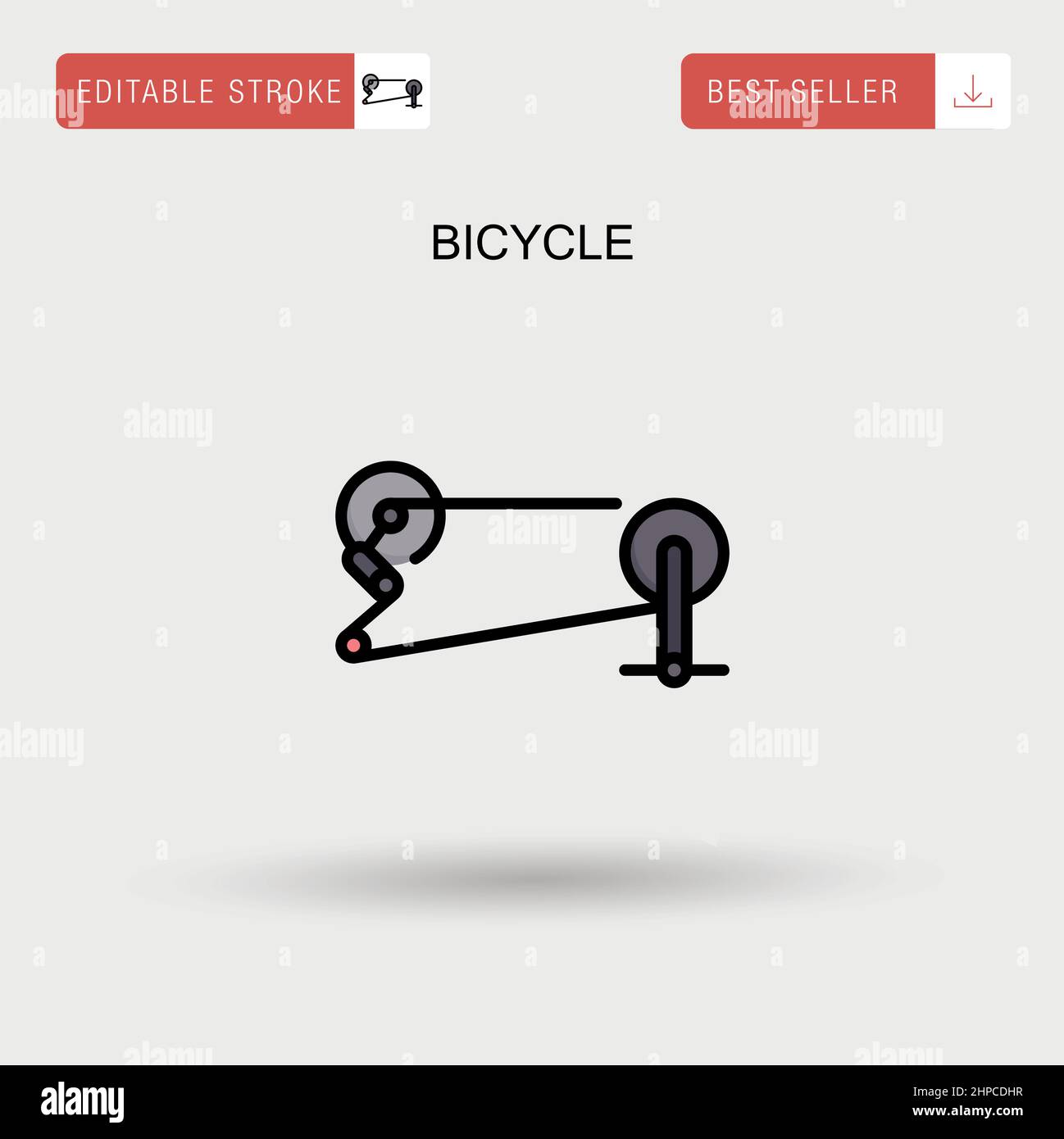 Bicycle simple hi-res stock photography and images - Alamy