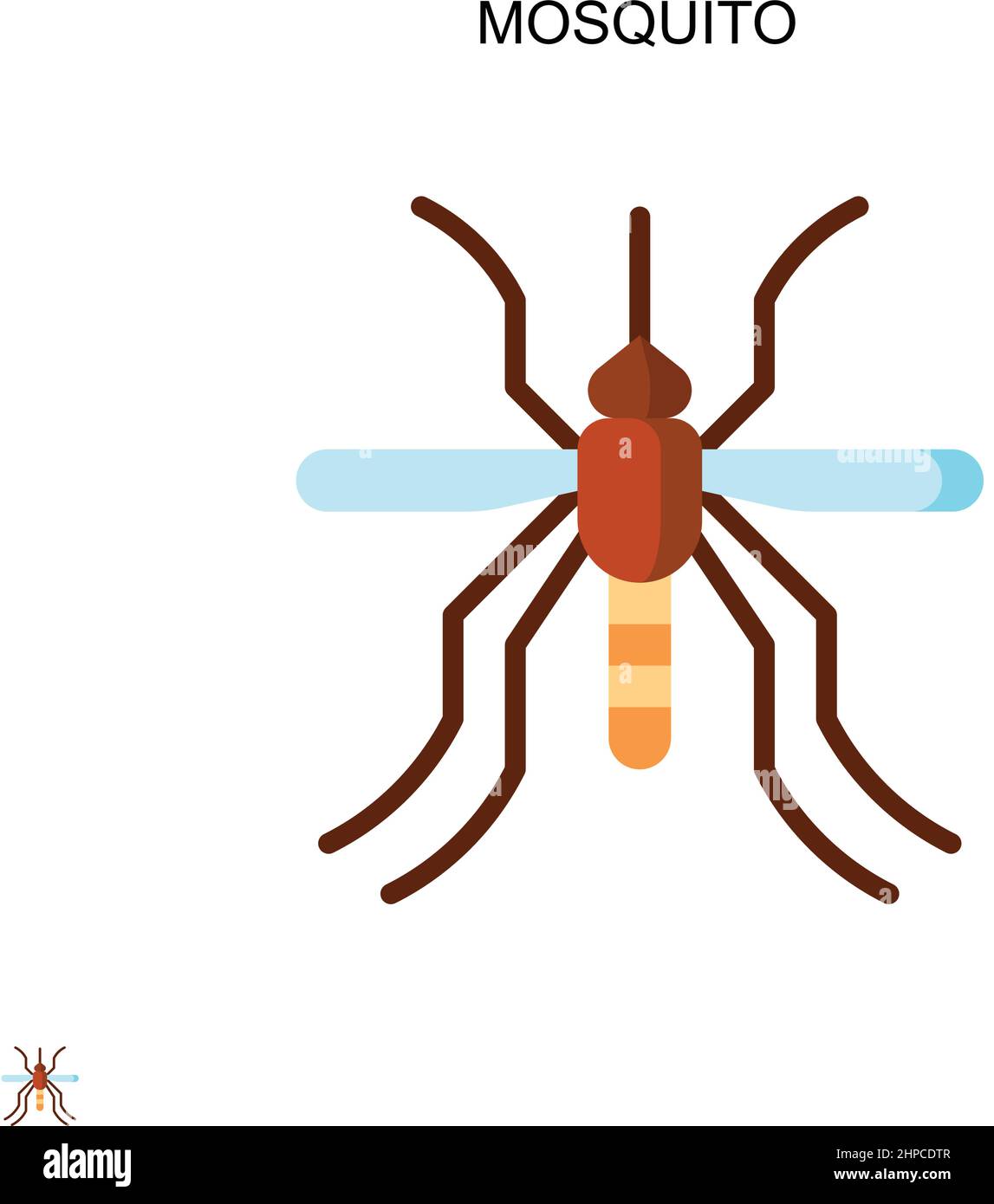 Mosquito icon hi-res stock photography and images - Alamy