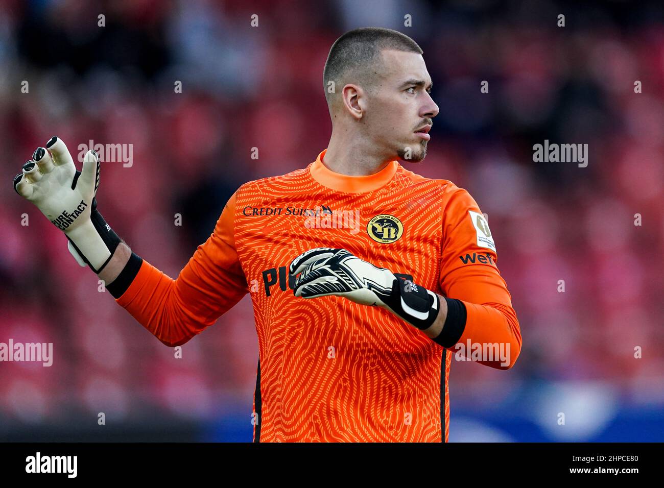 ZüRICH, SWITZERLAND - FEBRUARY 20: goalkeeper Anthony Racioppi of Young ...