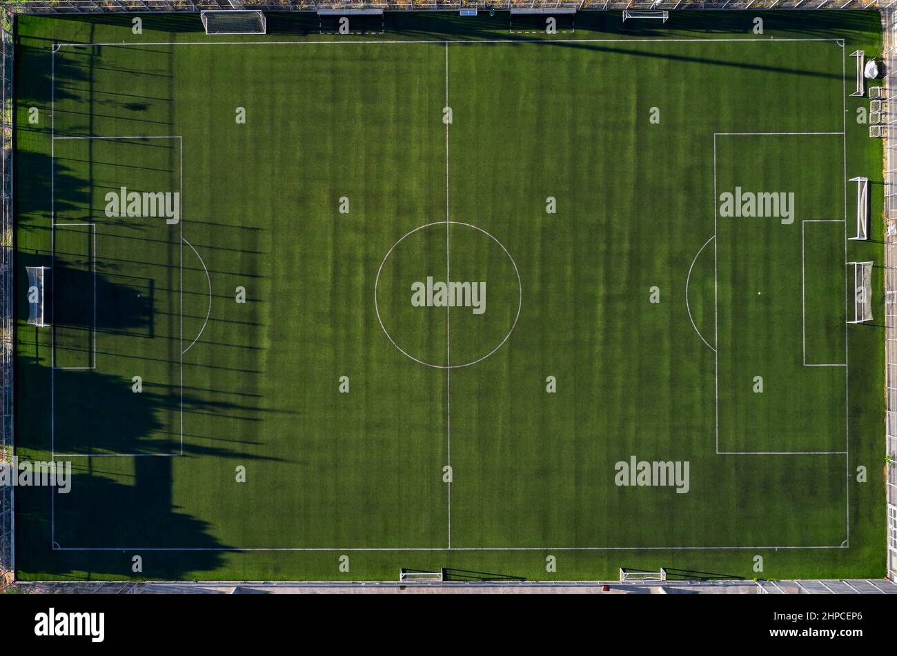 Stadium football field top view hi-res stock photography and images - Alamy