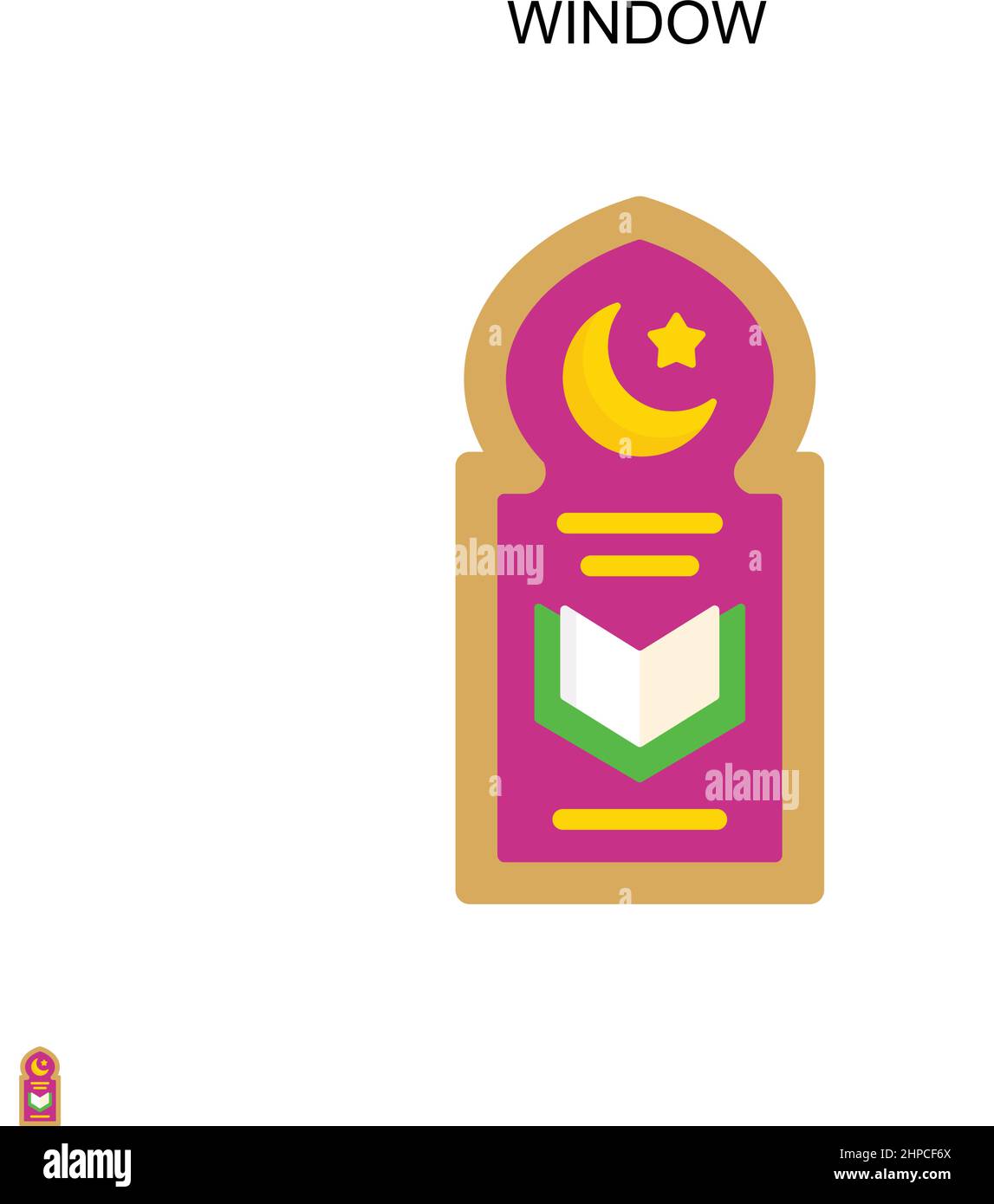 Beautiful window design Stock Vector Images - Alamy