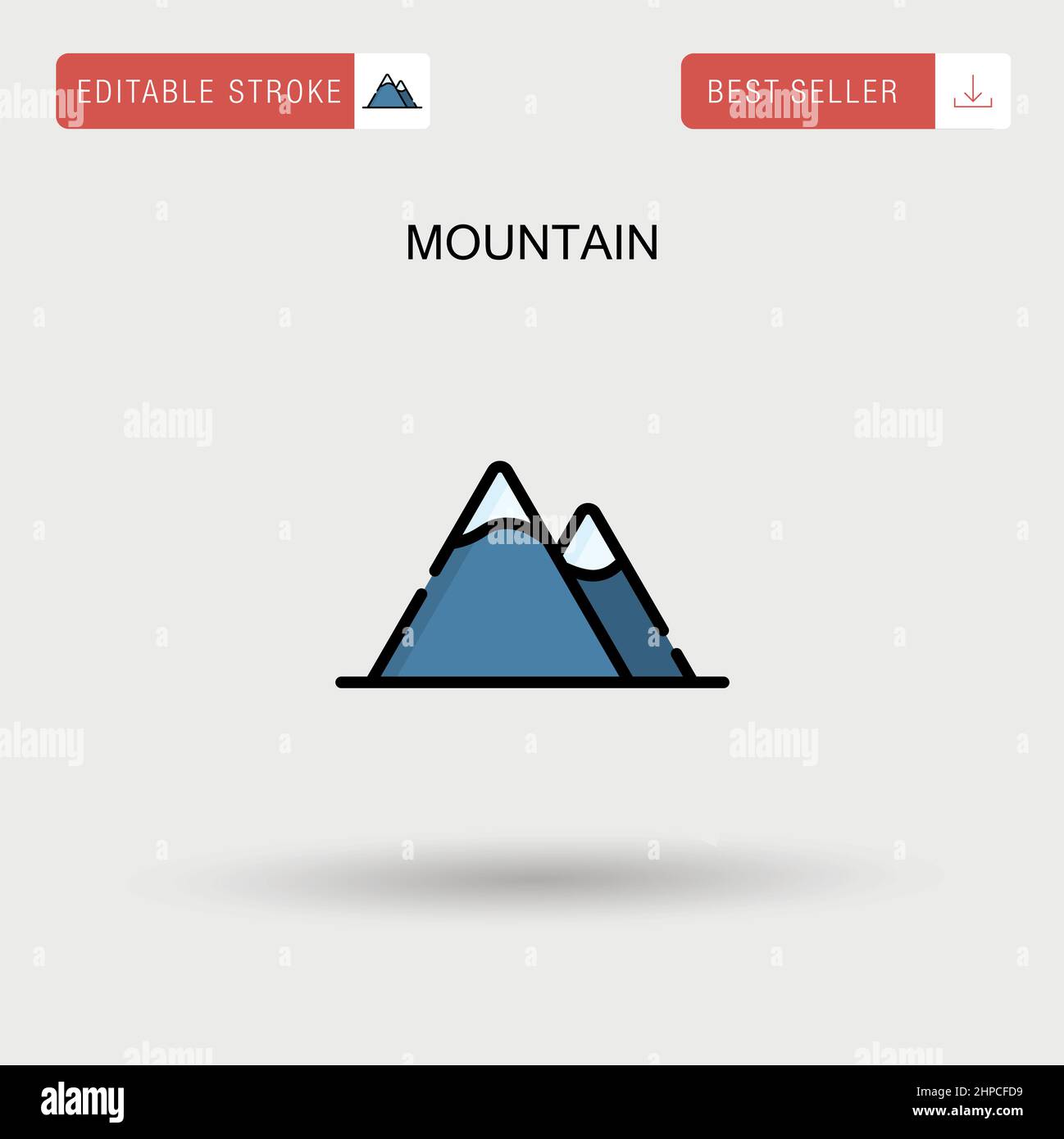 Green forest mountain range blue Stock Vector Images - Alamy