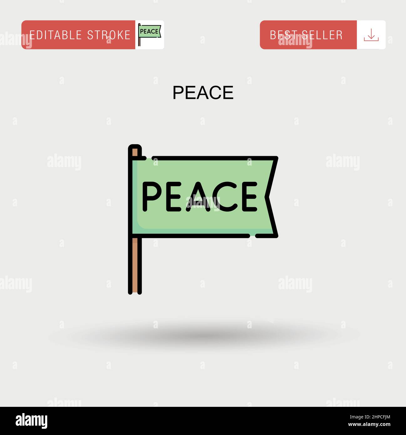 Earth globe peace love Stock Vector Images - Alamy