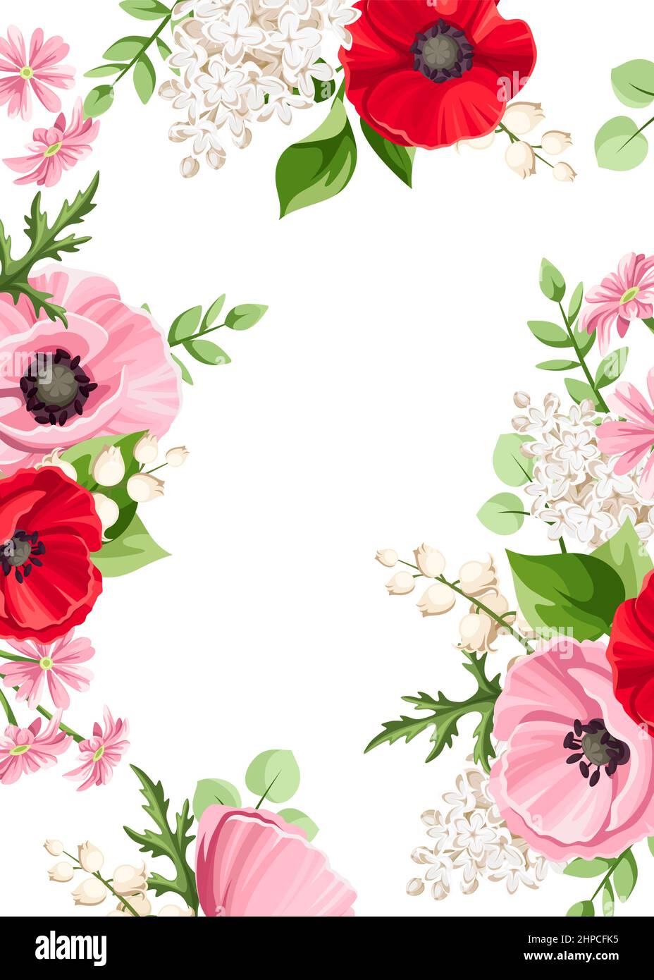 Free Download Vector Floral Border