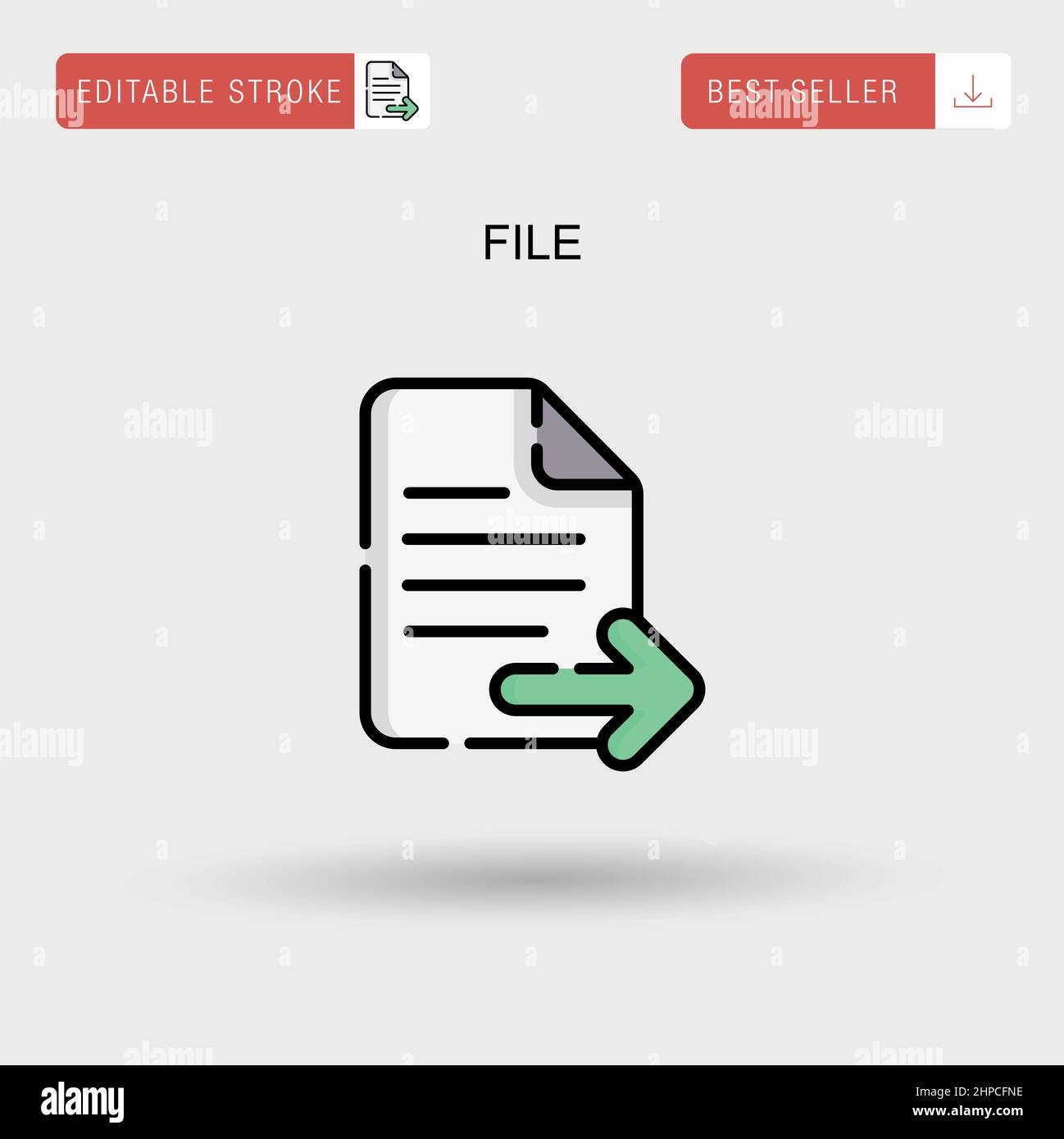 File Simple vector icon Stock Vector Image & Art - Alamy