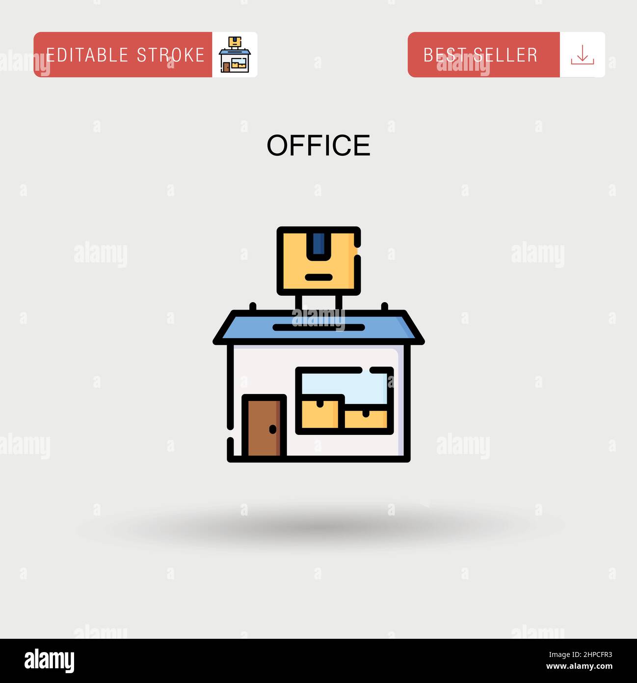 Modern office icon Stock Vector Images - Alamy