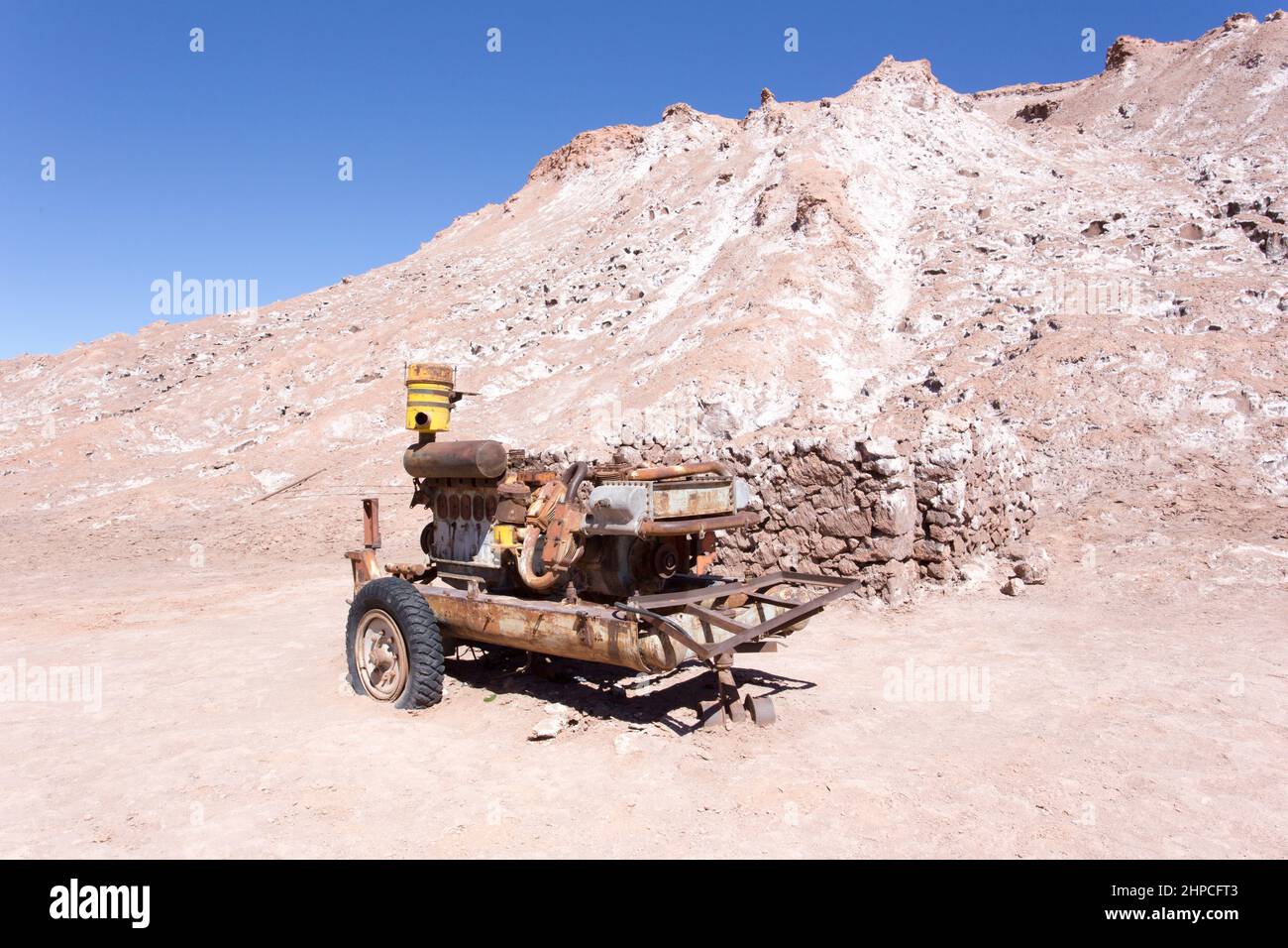 Swakopmund, Namibia - August 17, 2019: abandoned salt mine south-east ...