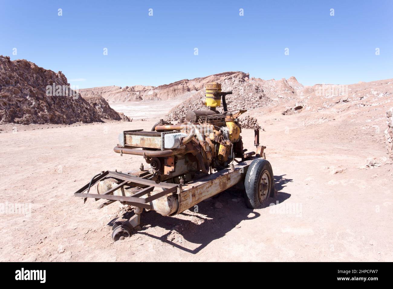Swakopmund, Namibia - August 17, 2019: abandoned salt mine south-east ...