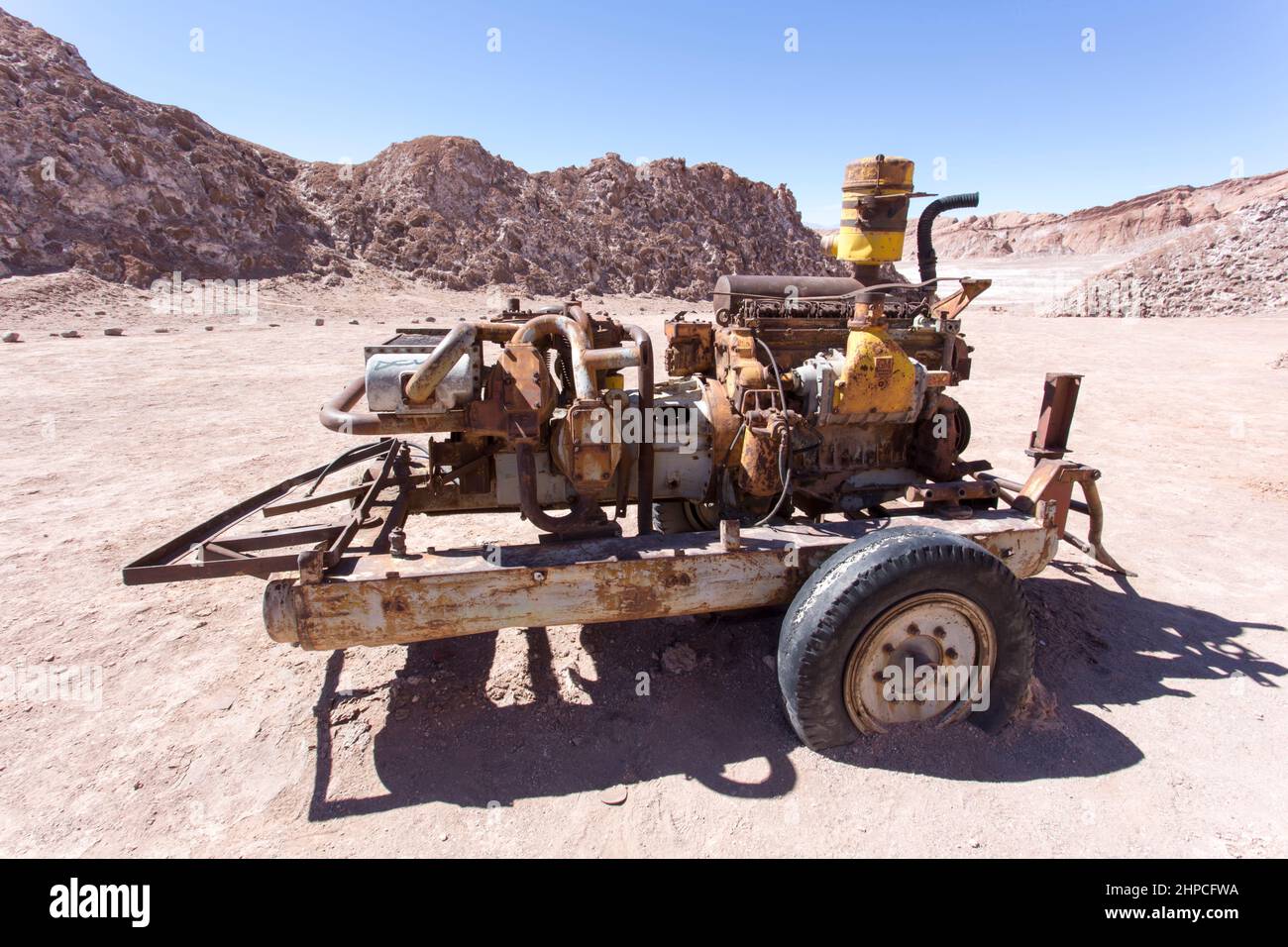 Swakopmund, Namibia - August 17, 2019: abandoned salt mine south-east ...
