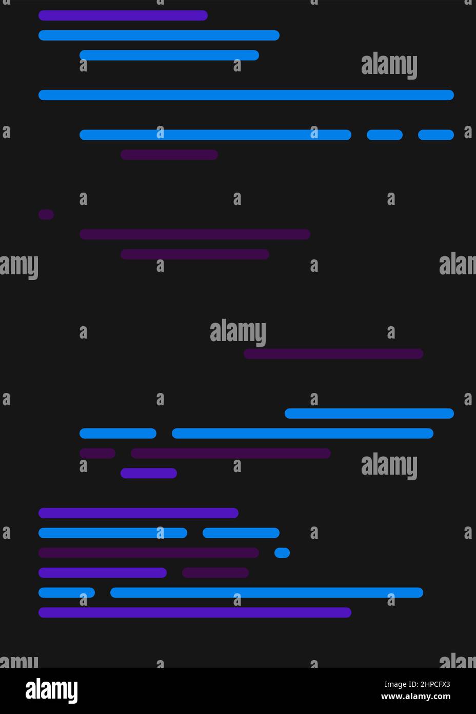 Cartoon coding simulated lines vector illustration Stock Vector Image ...