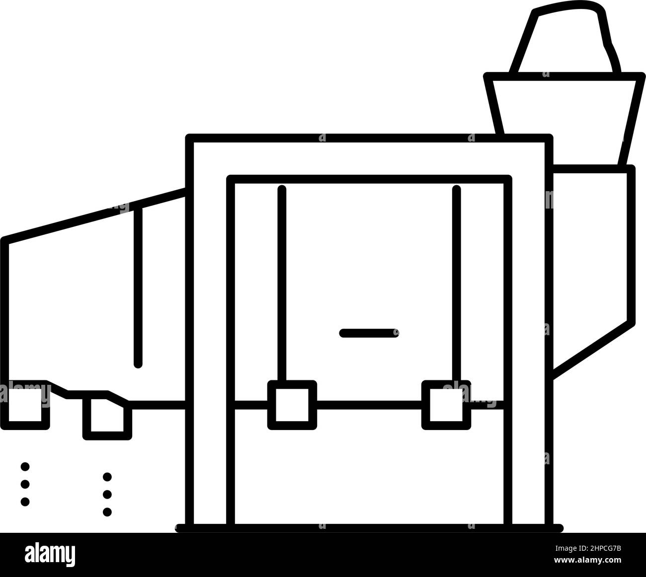 Stone drilling machine Stock Vector Images - Alamy