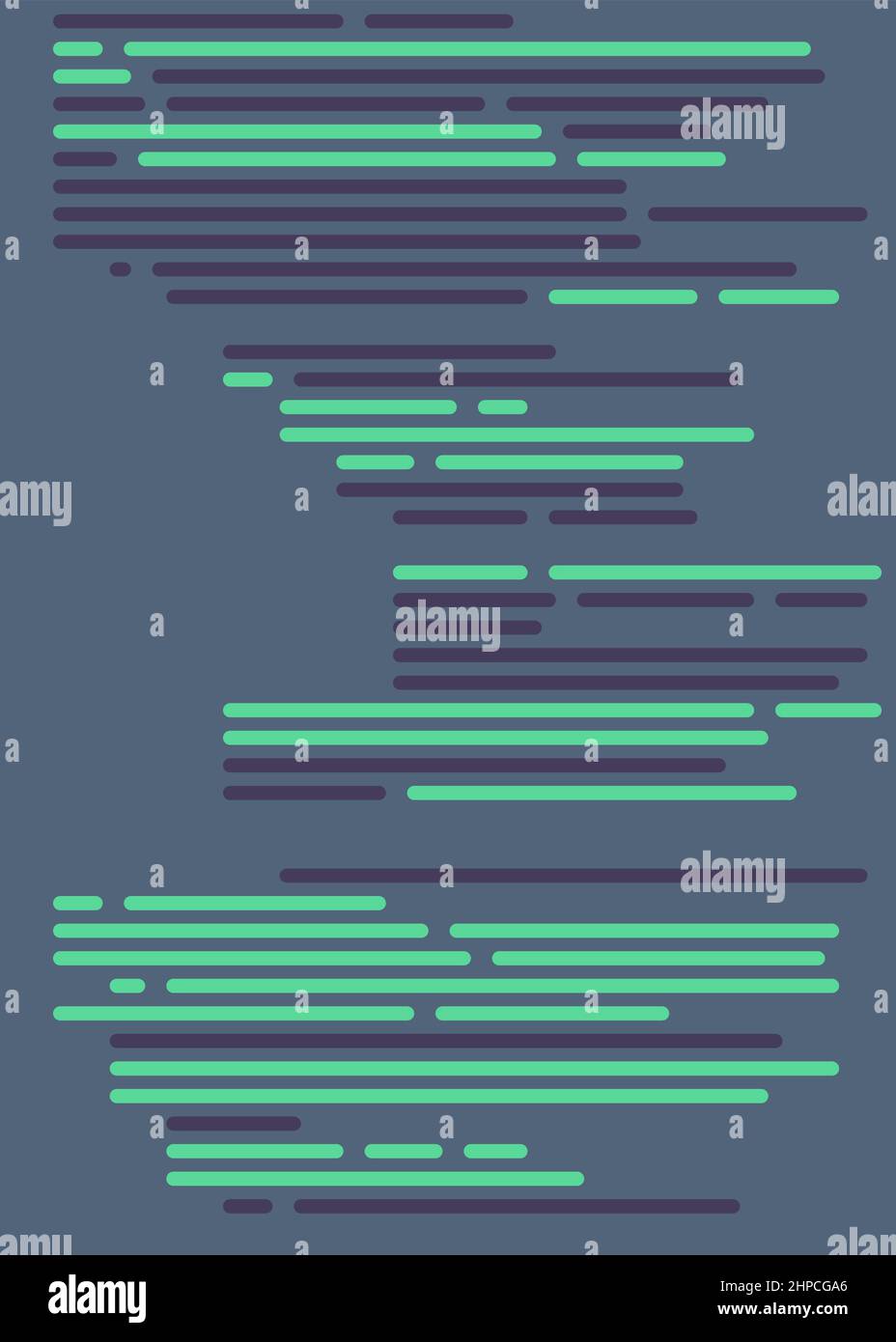 Cartoon coding simulated lines vector illustration Stock Vector Image ...