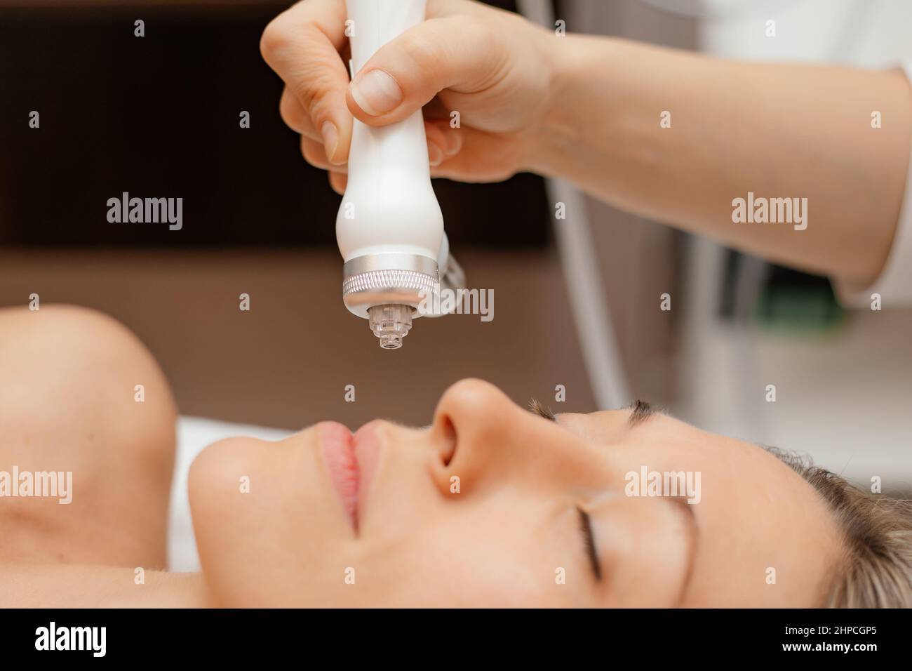 Electrolysis facial hi-res stock photography and images - Alamy