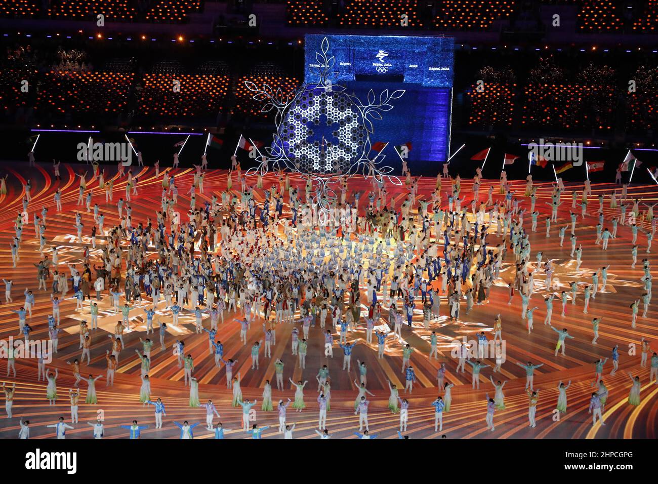 Beijing, Hebei, China. 20th Feb, 2022. The closing ceremony for the ...