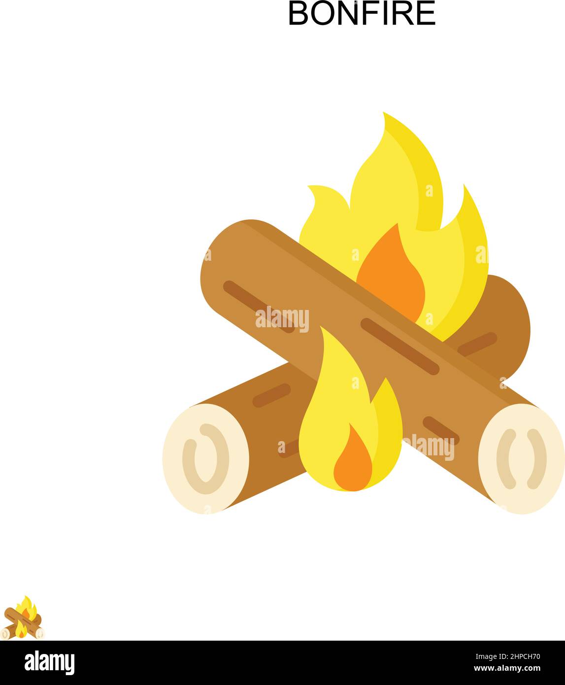 Group activity campfire Stock Vector Images - Alamy