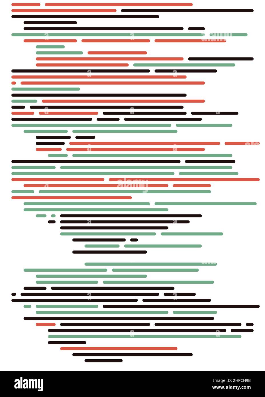 Cartoon coding simulated lines vector illustration Stock Vector Image ...