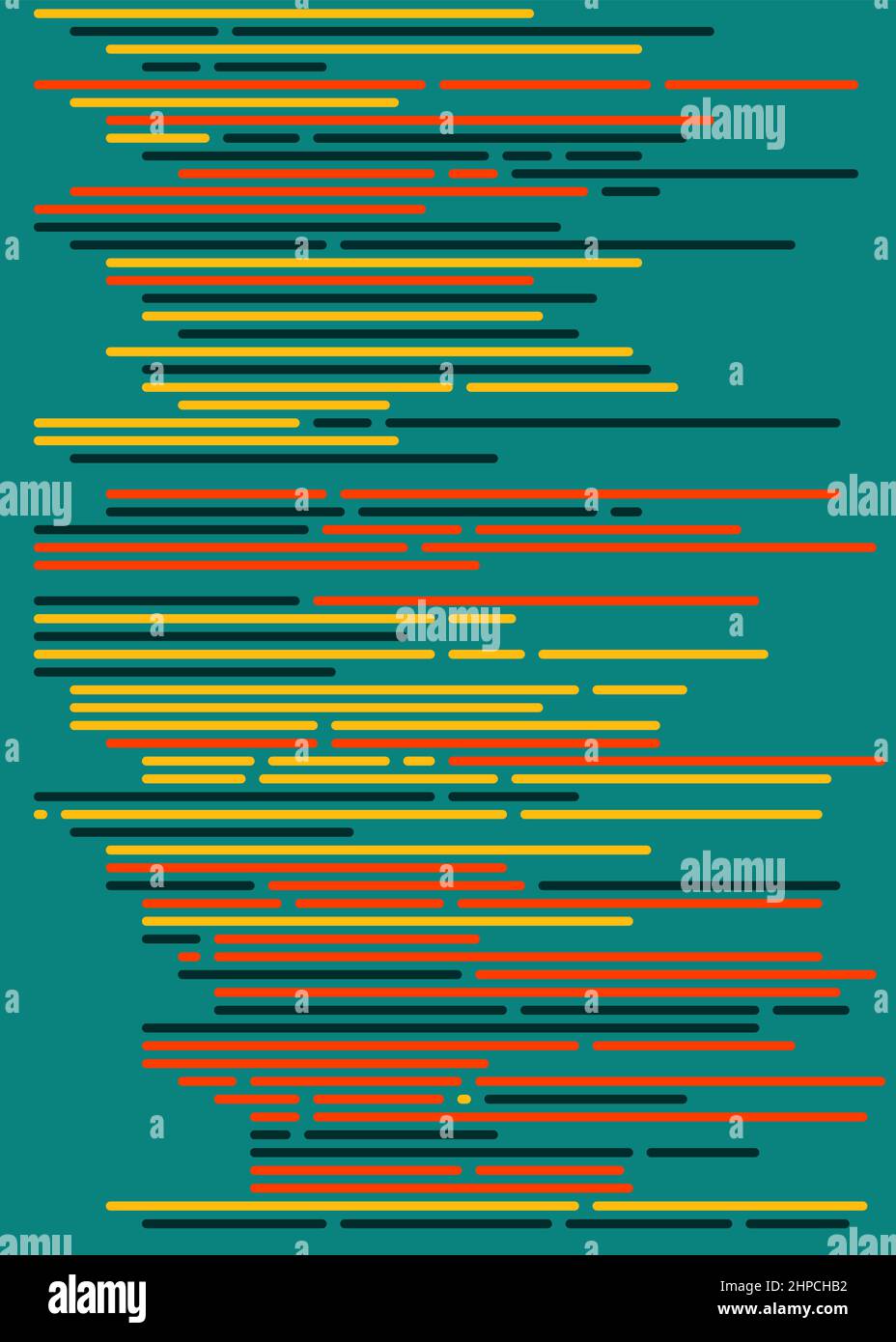 Cartoon coding simulated lines vector illustration Stock Vector Image ...