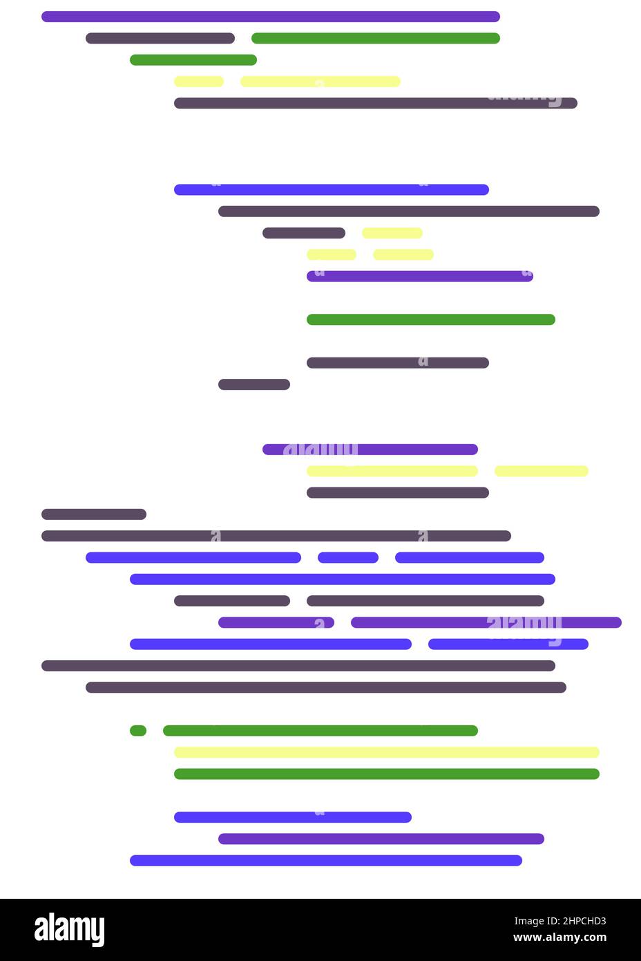 Cartoon coding simulated lines vector illustration Stock Vector Image ...