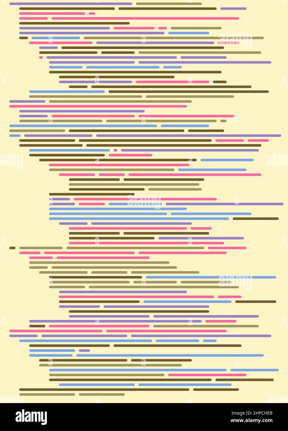 Cartoon coding simulated lines vector illustration Stock Vector Image ...