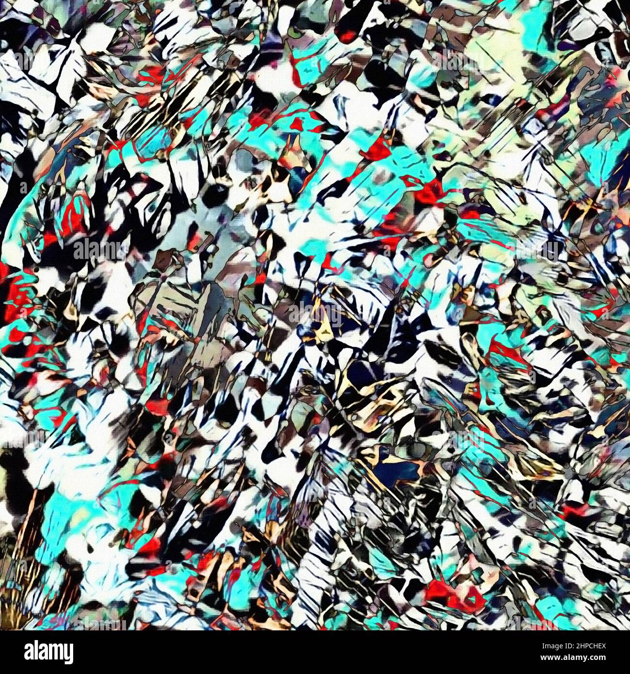 Abstract painting. Brush strokes. 3D rendering Stock Photo - Alamy