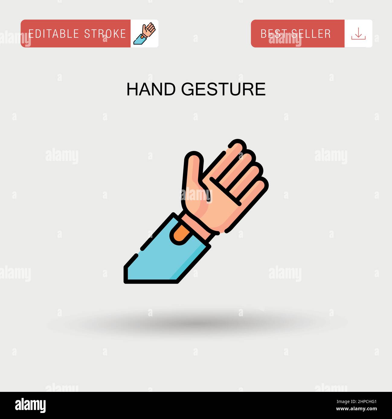 Gestures icon Stock Vector Images - Alamy
