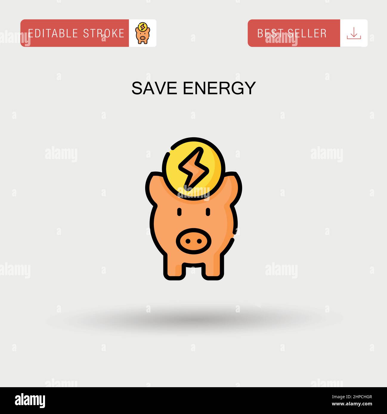 Save energy icon hi-res stock photography and images - Alamy