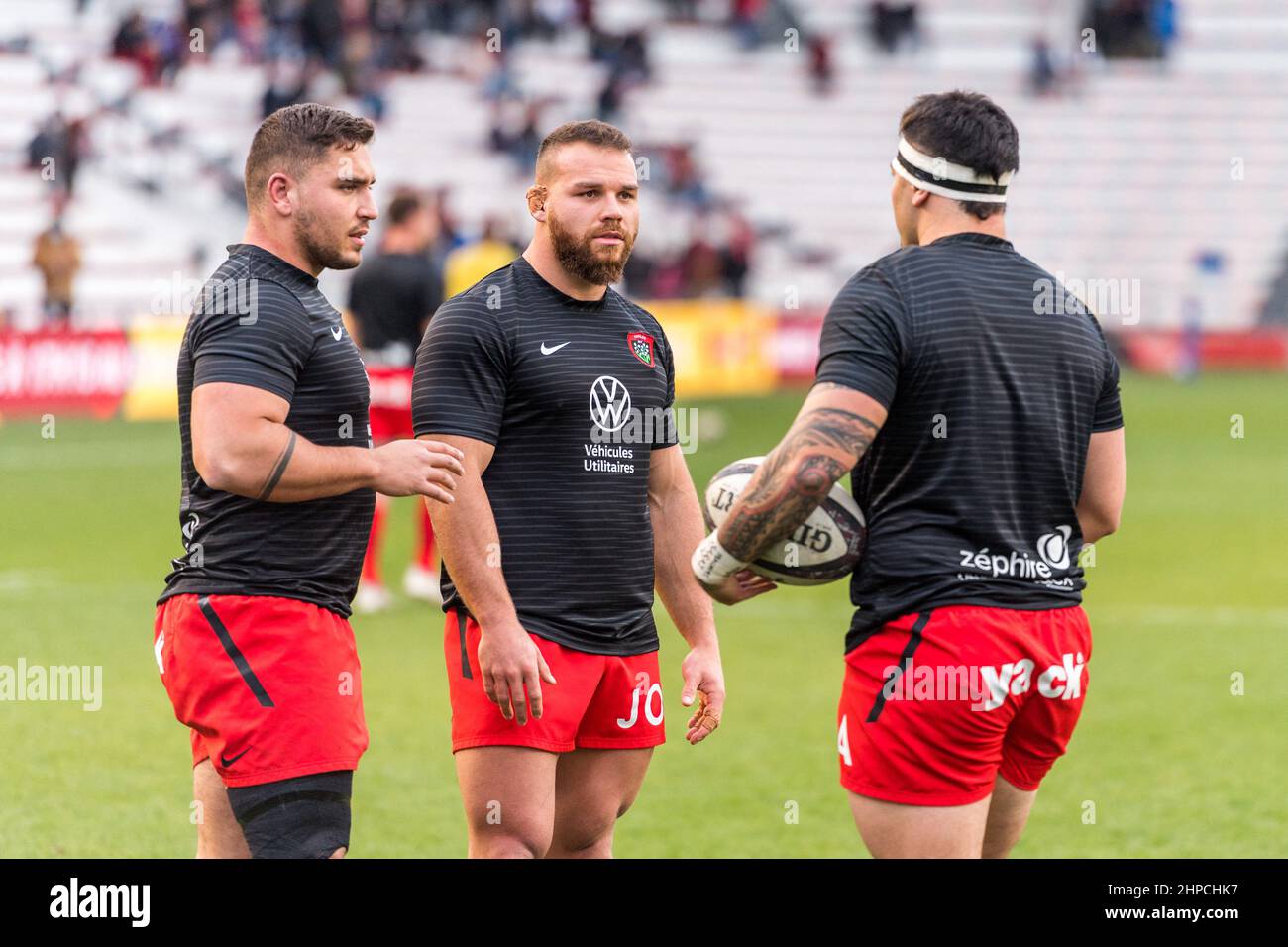 Toulon, France, February 19, 2022. Bruce Devaux, Gabio Gonzalez and ...