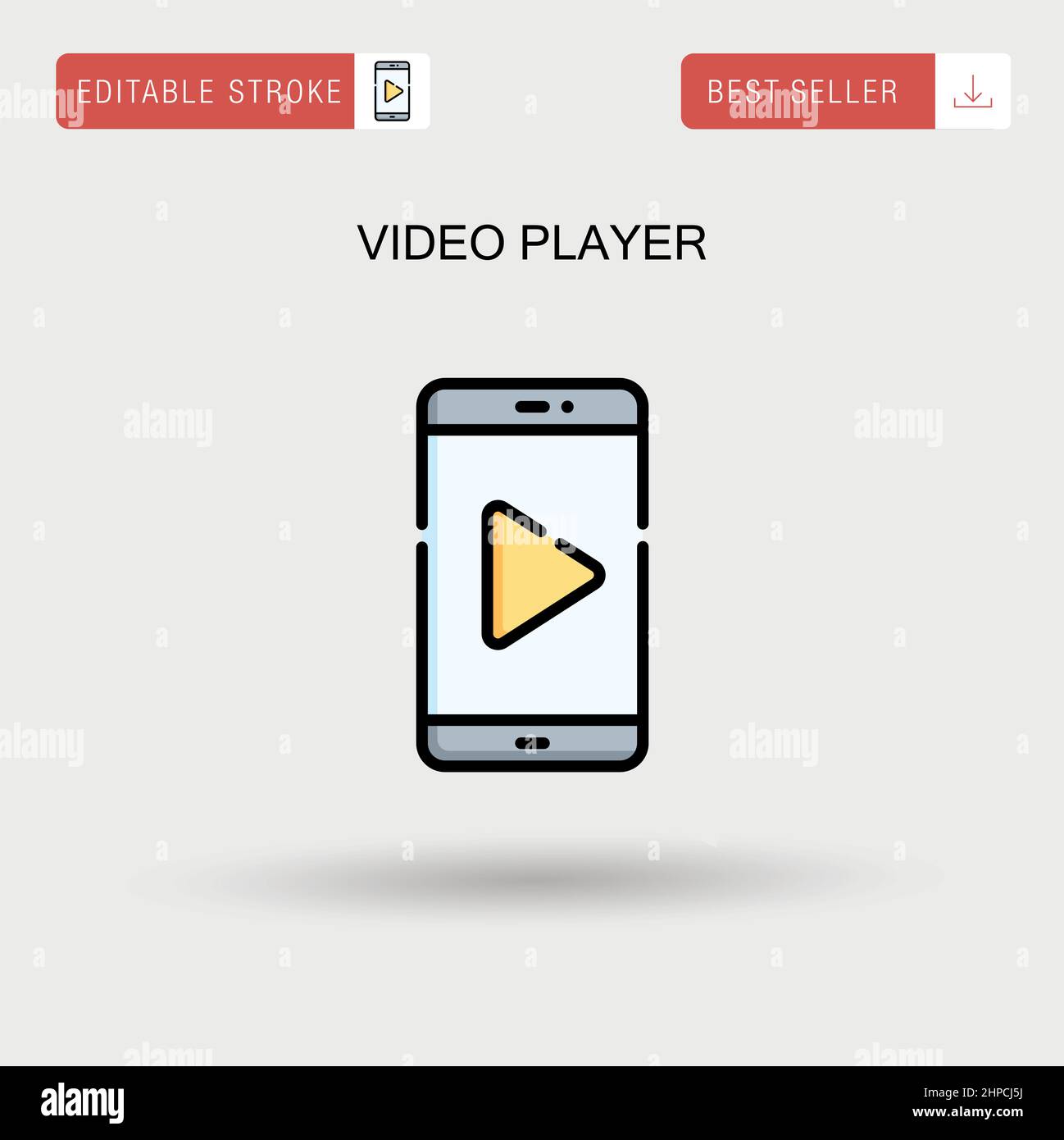 Multimedia sign icon player Stock Vector Images - Alamy