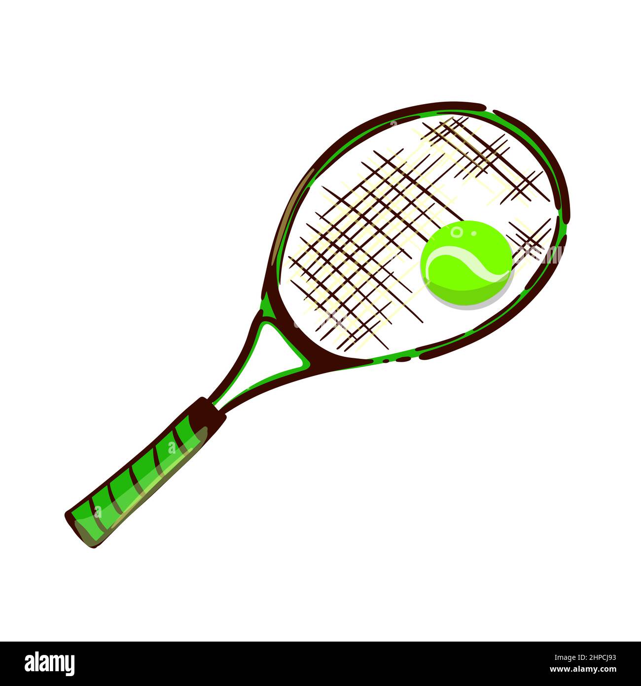 Tennis Racket Clip Art Vector