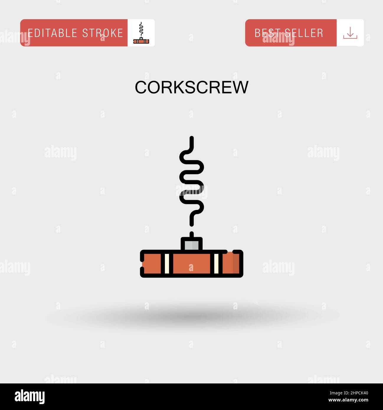 Corkscrew drawing hi-res stock photography and images - Alamy